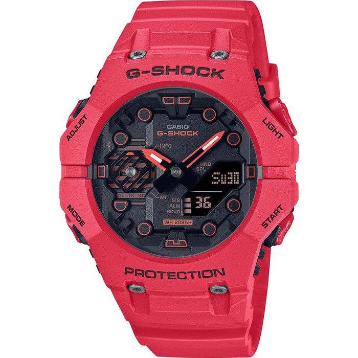 Montre Casio G-Shock Classic Homme Rouge et Noir Red, Tendance - Achat ...