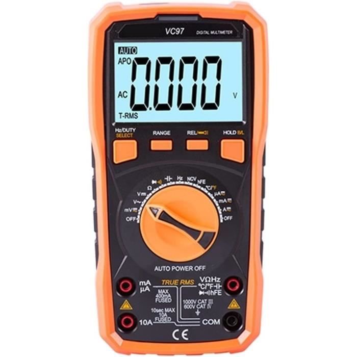 Multimètre Numérique Intelligent Rechargeable Multimètre Auto Range ...