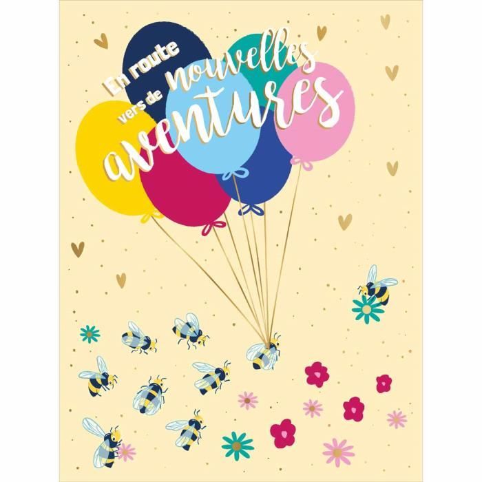 Carte Maxi " En Route Vers De Nouvelles Aventures " - Draeger Paris ...