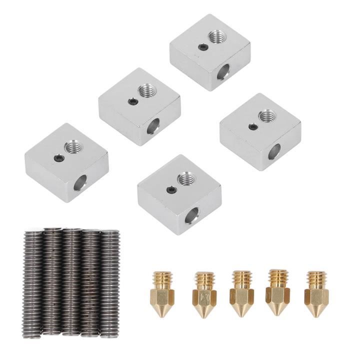 Kit de tube de gorge - EJ.life - Imprimante 3D - 5 buses 0,4 mm - 5 ...