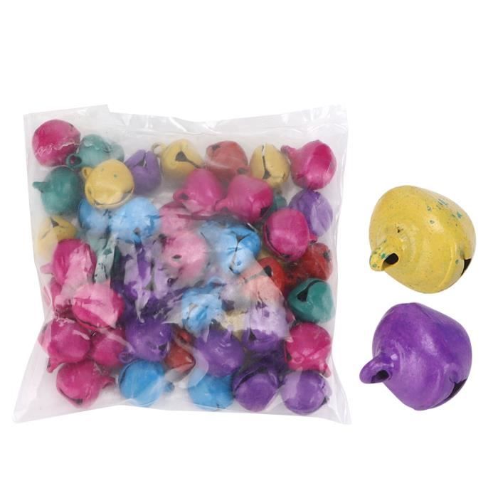 50pcs Petites Cloches Mini Clochettes en Fer Minuscules avec Trou pour ...