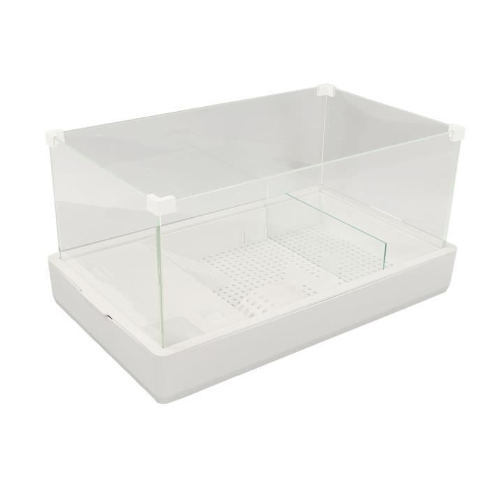 ESTINK Terrarium Tortue en Verre Transparente 360° Épais Vue ...