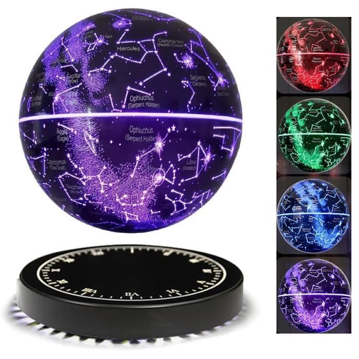 Lampe - MARSEE - Globe Lampe Lévitation - 88 Constellations - Couleurs ...