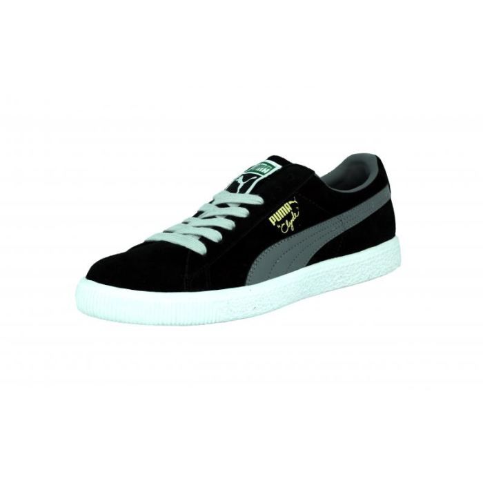 Chaussure Homme Mode Puma Clyde … Noir Noir - Cdiscount Chaussures