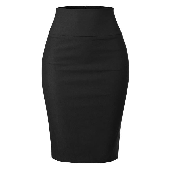 Jupe PQYL3 Bureau extensible Longueur du genou Midi Bodycon crayon ...