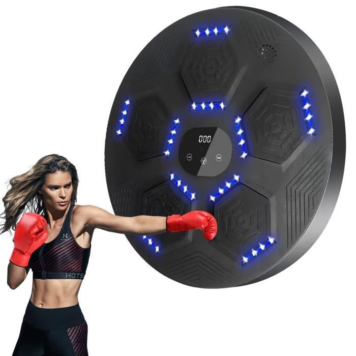 Machine de boxe musicale - Music - 40cm - Bluetooth - LED - Cuir PU ...