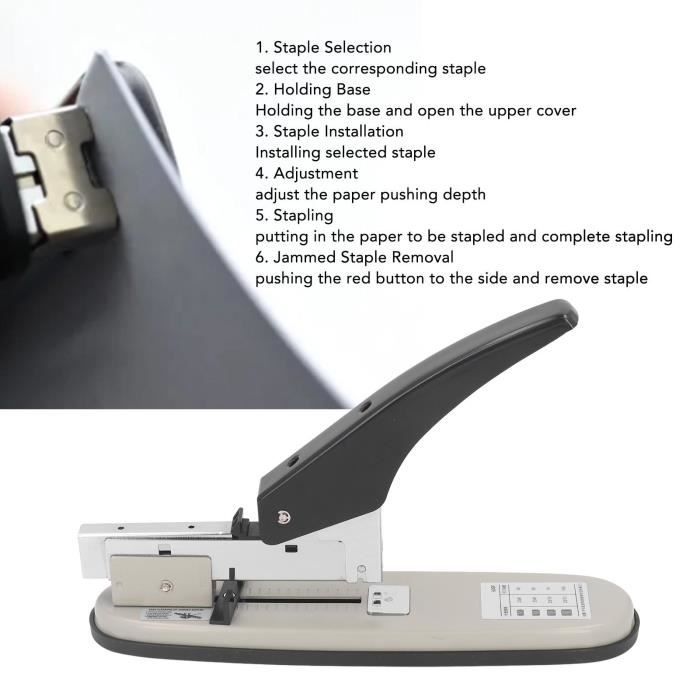 Grande Agrafeuse Agrafeuse, Agrafeuses De Bureau Avec 100 Agrafes ...