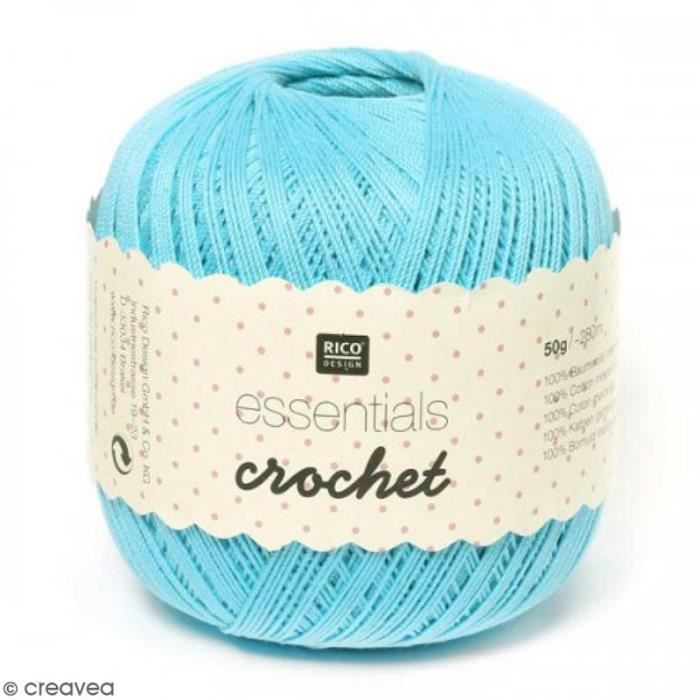 Fil Rico Design - Essentials crochet - 50 gr - 100% coton Pelote de fil ...