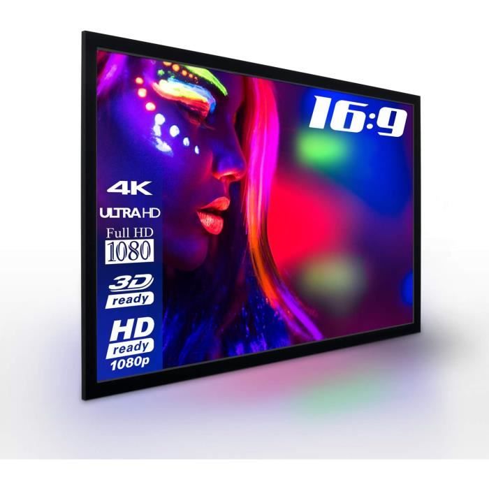 Economy Exf Écran De Projection Cadre 200 X 113 Cm (90") | Format 16:9 ...
