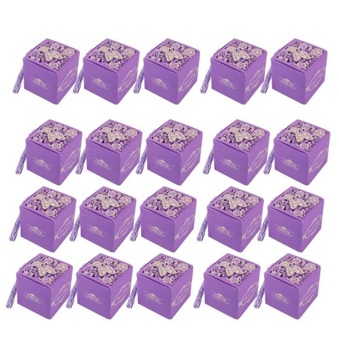 25pcs Design Candy Boxes Boîtes de chocolat de mariage Conteneur cadeau ...