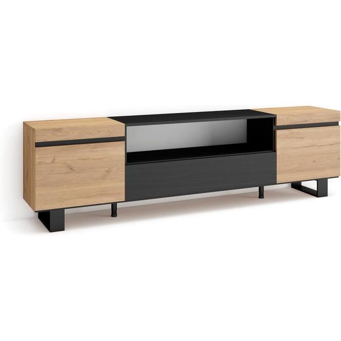 | Meuble Tv | Banc Télé | Grand Espace De Rangement | 200X57X35Cm ...