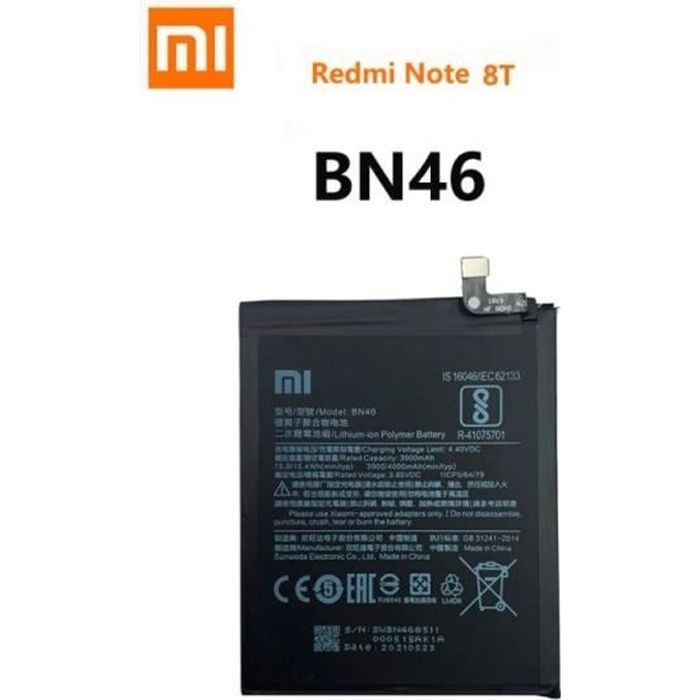Batterie Xiaomi Redmi Note 8 T - Cdiscount Téléphonie