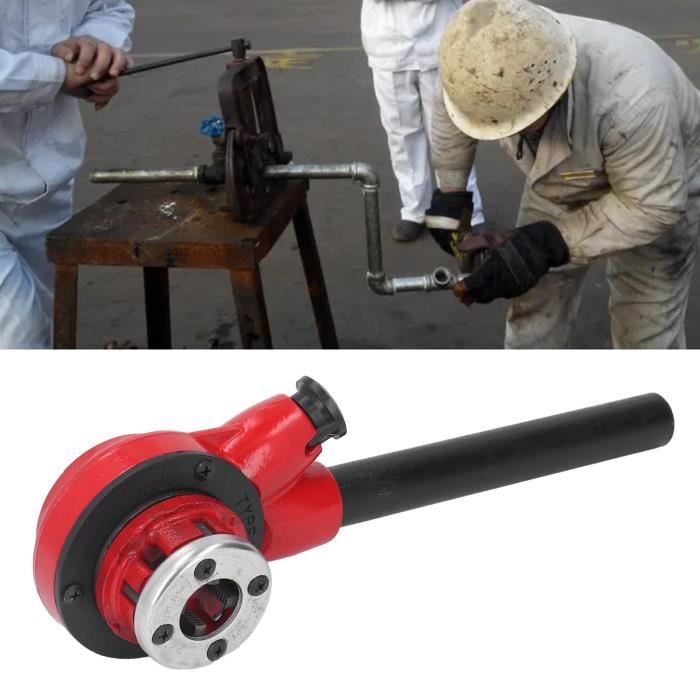 YOSOO filetage de tuyau à 3 matrices Kit de Filetage de Tuyau à Cliquet ...