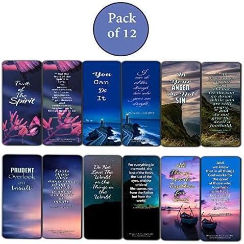 Lot De 12 Marque-Pages À Propos De La Bible Sur Le Contrôle De Nos ...