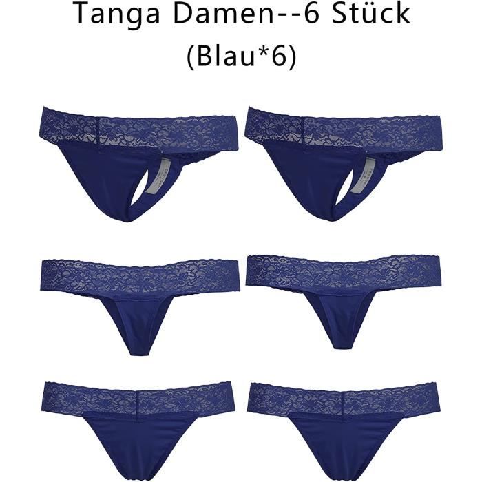 String String Femmes Coton Dentelle Sexy Slips Femmes sous-Vêtements ...