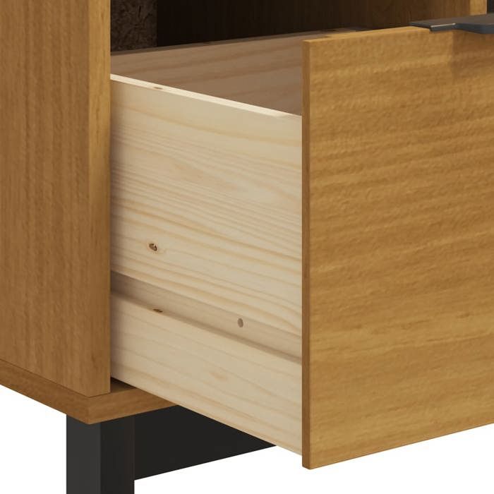 (10406)Moderne Commode FLAM 110x40x80 cm bois de pin massif ,poid:35.2 ...