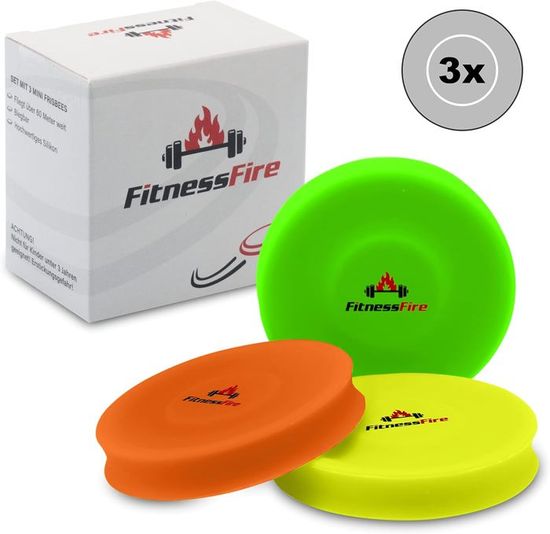 Set de 3 Mini frisbees - Le Petit Disque de Frisbee Vole à Plus de 60 ...