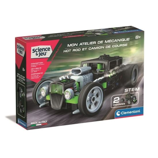 Clementoni - Atelier mécanique HOT ROD & camion - Cdiscount Jeux - Jouets