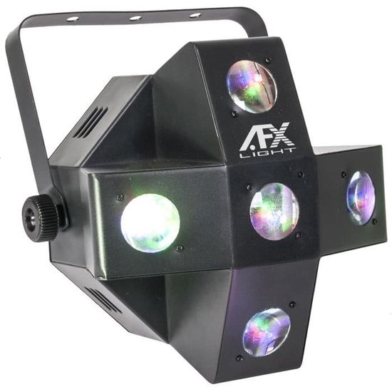 AFX COMET-GOBO. Effet de lumière DMX a led RGVBB avec 5 gobos ...