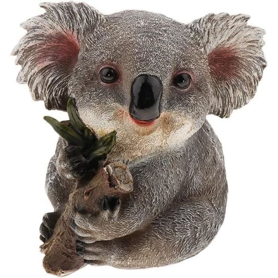 Koala Figurine Statue en Résine Ornement Arbre Pelouses Jardin Jouets ...