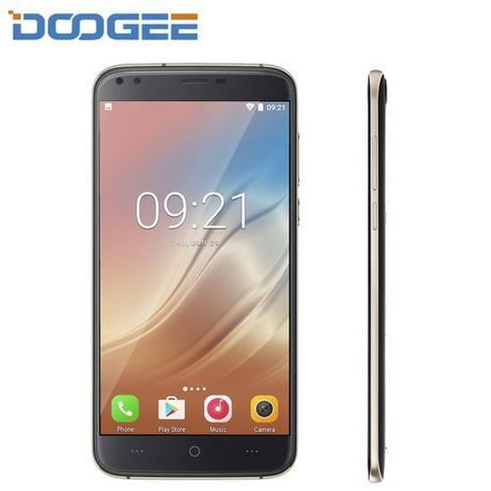 DOOGEE X30 smartphone Android 7.0 5.5 pouces HD 2G RAM 16G ROM EU Noir ...