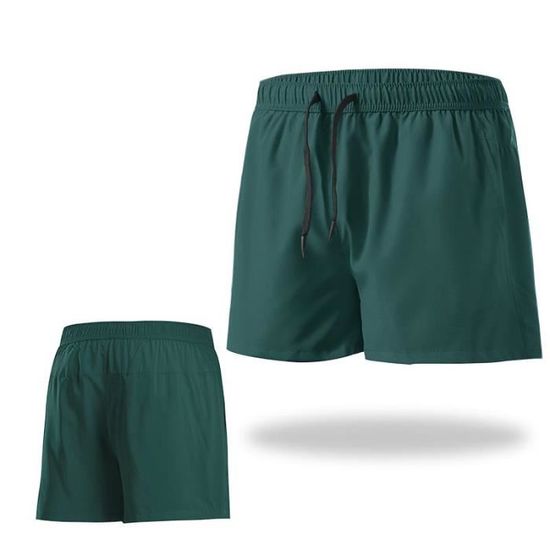 Short de Running Homme - Marque - Taille élastiquée, doublure ...