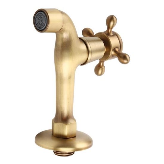 YUM robinet vintage Robinet mural Vintage en laiton massif, ruban d'eau ...