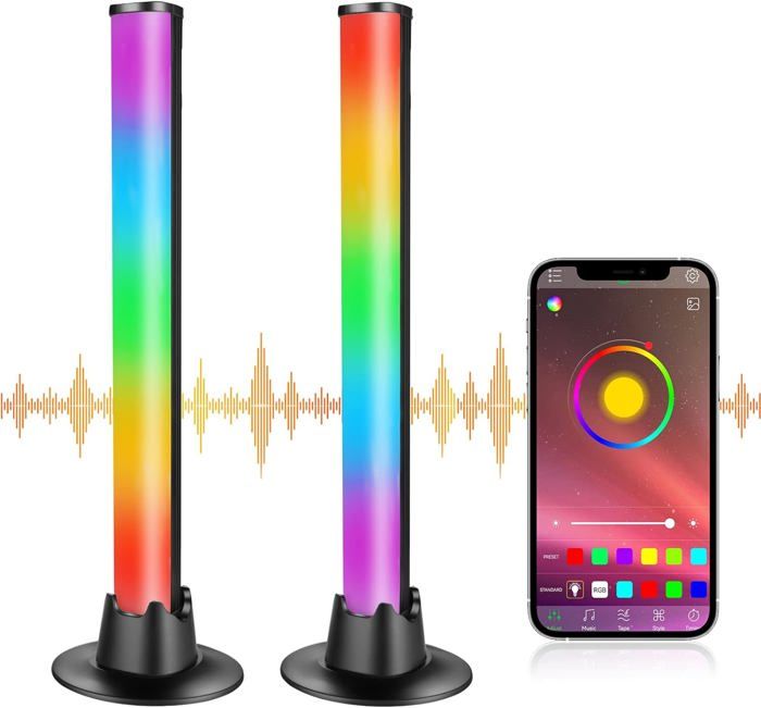 Gaming Smart LED Lampe, RGB avec Effets D'éclairage Multiples, avec 10 ...
