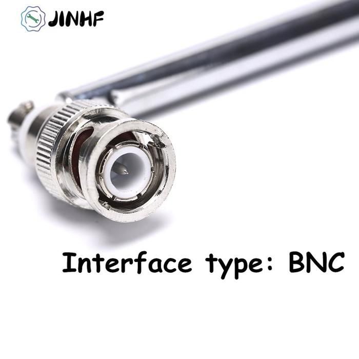 Antenne télescopique 360 degrés 765mm, connecteur Q9 BNC, Scanner Radio FM Portable VHF UHF TW ...