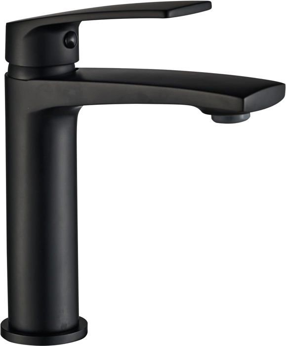 Robinet DE LAVABO LUPPO BLACK LOW Mitigeur Salle de Bain en Laiton ...