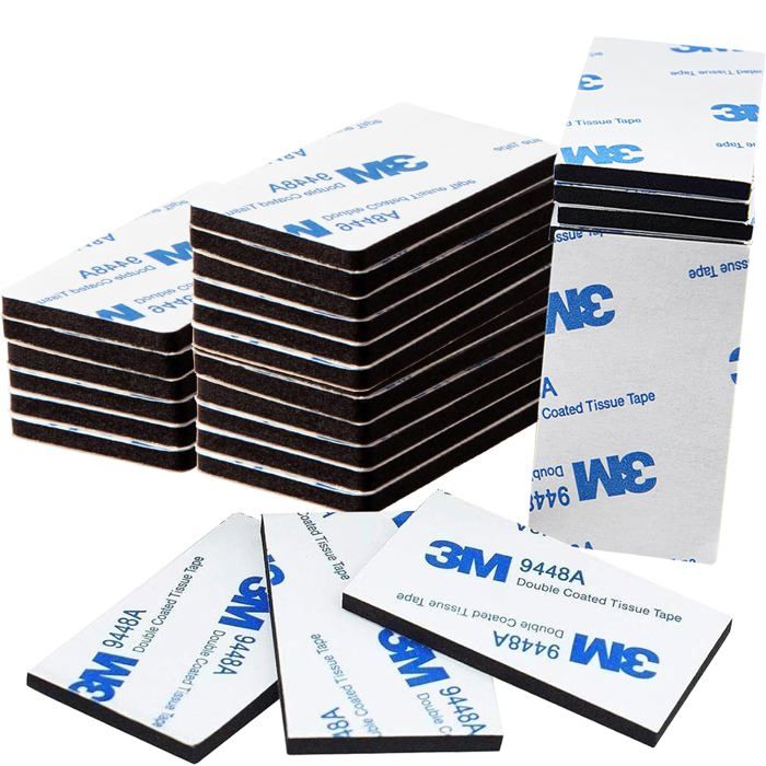 Adhesif Double Face Extra Fort Mousse, 50 Pièces Tampon Adhésif Double Face, 3M Pastille ...