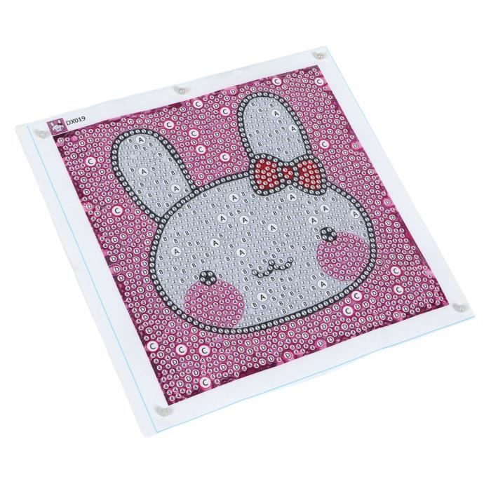 Art Strass Kit De Peinture Strass Dessin Animé Lapin Blanc Motif ...