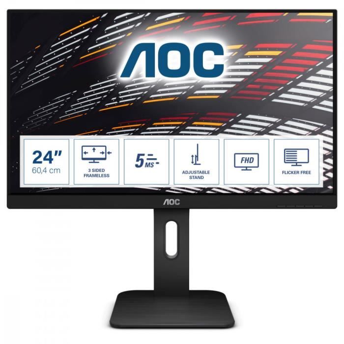 AOC - Ecran Ordinateur - Moniteur PC AOC 24P1 LCD 24" - Cdiscount ...
