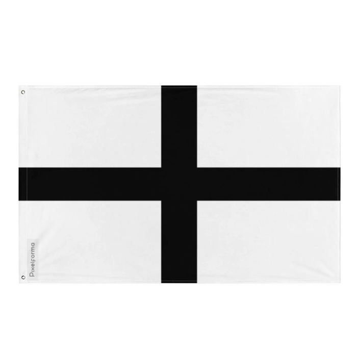 Drapeau Bretagne croix noire – 90 x 150 cm – Polyester Résistant – 2 ...