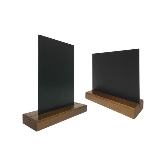 Porte Menu De Table En Bois Couleur Chêne Dimensions 21 X 6,5 X 2,4 Cm ...