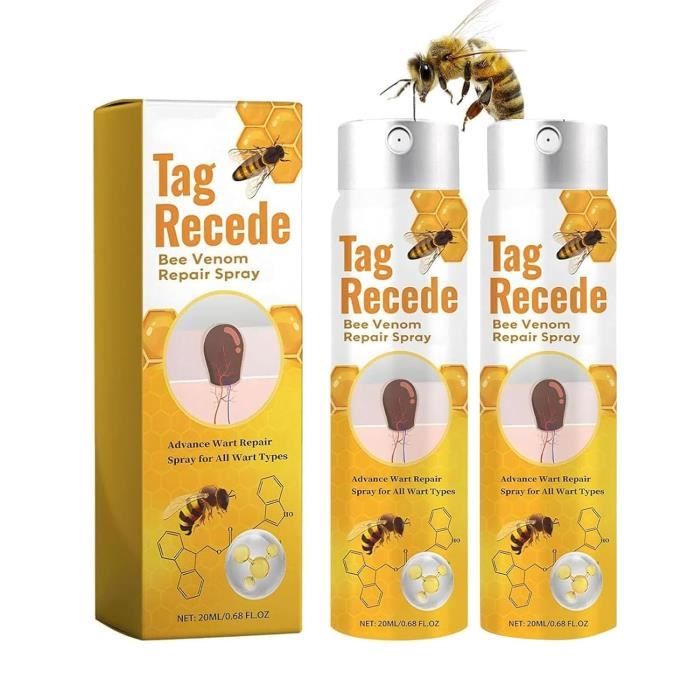 2 Pcs Tag Recede Bee Venom, 20ml Tag Recede Bee Venom Tag Recede Bee ...