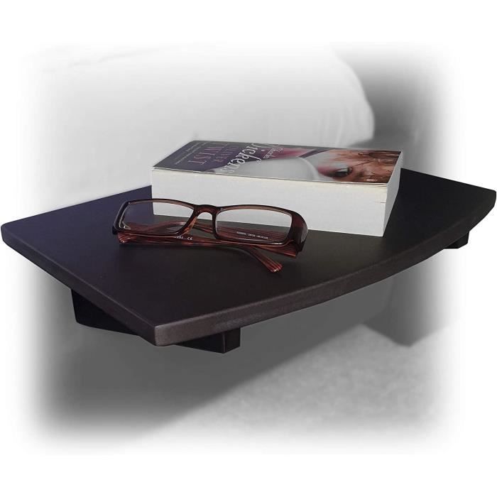 Petit Table de Nuit en BambouTable de Chevet (Noir, Clips A440 ...
