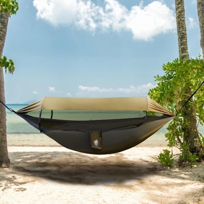 Hamac Camping avec Filet Anti-moustiques,Grand Hamac Portable,Hamac ...