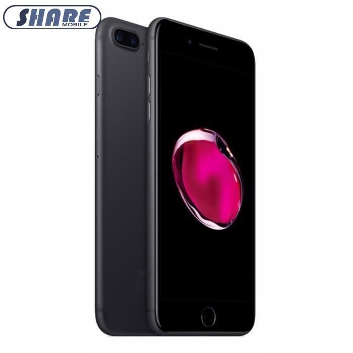 APPLE IPhone 7 plus 128Go Noir Smartphone -(Share mobile) - Cdiscount ...