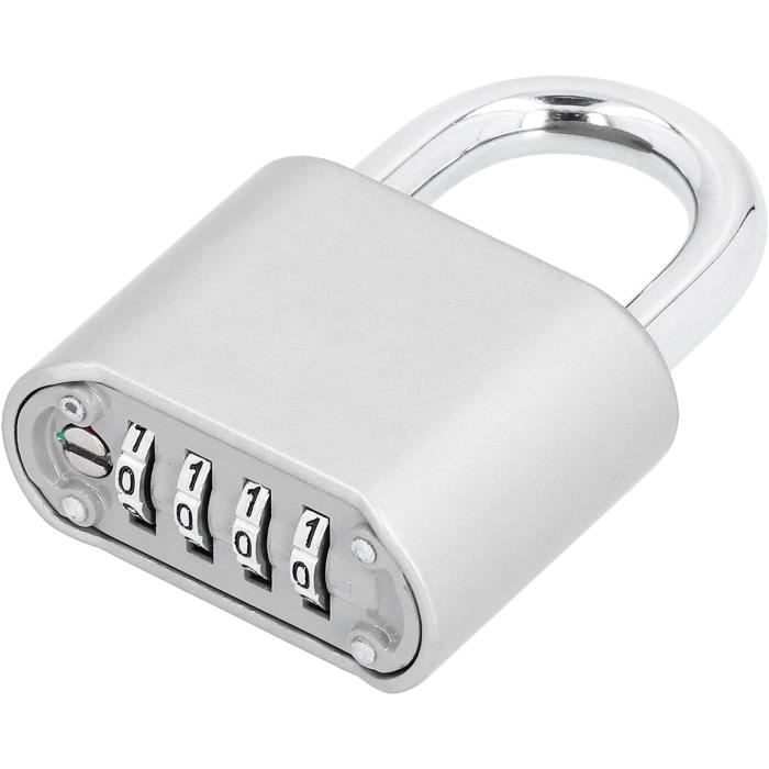 Cadenas de porte - Haute sécurité sans clés - Argent - Cdiscount Bricolage