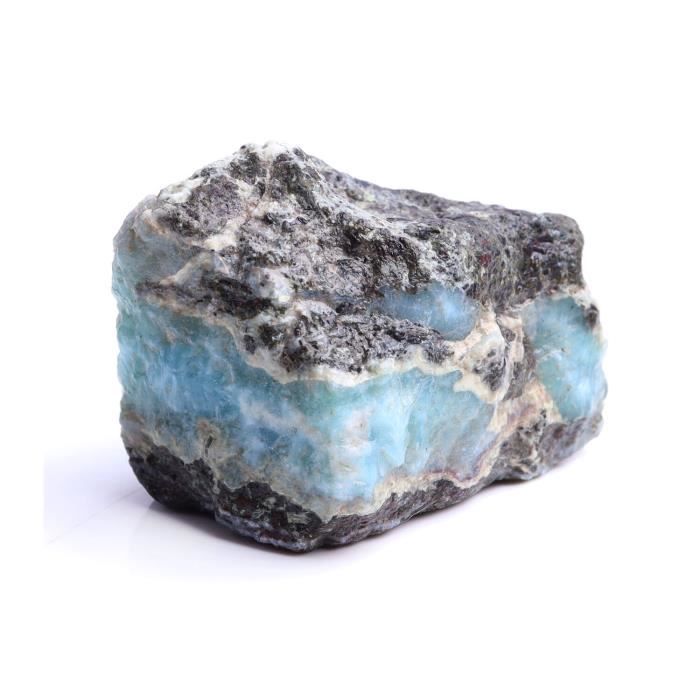 Pierres précieuses,Cristaux bruts de Larimar bleu naturel, pierre brute ...