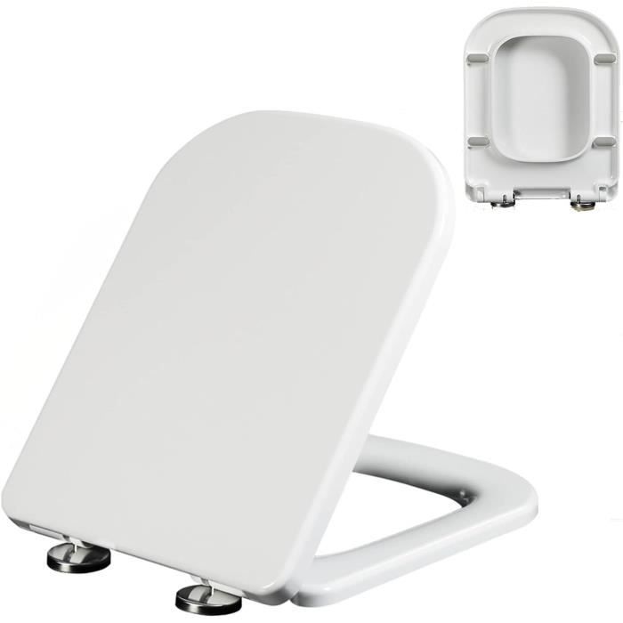Lunette Wc Carré, Abattant Wc Avec Frein De Chute, Abattant Wc ...