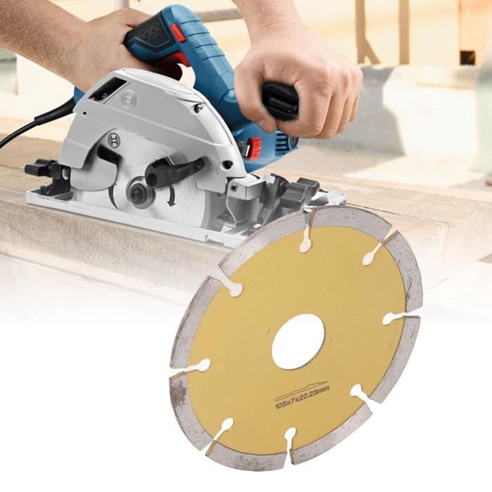 HURRISE lame de scie à dents segmentée Lame de scie diamantée segmentée ...