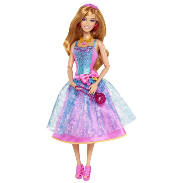 Barbie Fashionistas - MATTEL - Soirée Bleue - Robe fourreau tendance ...