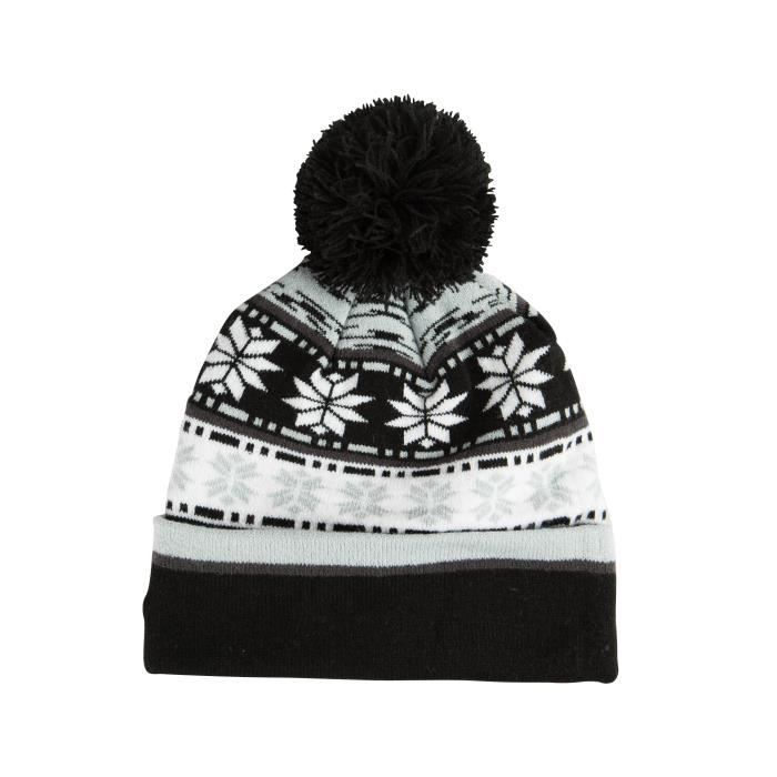 Bonnet Pom Blizz 2 New Era Noir Blanc Gris Noir - Cdiscount Prêt-à-Porter