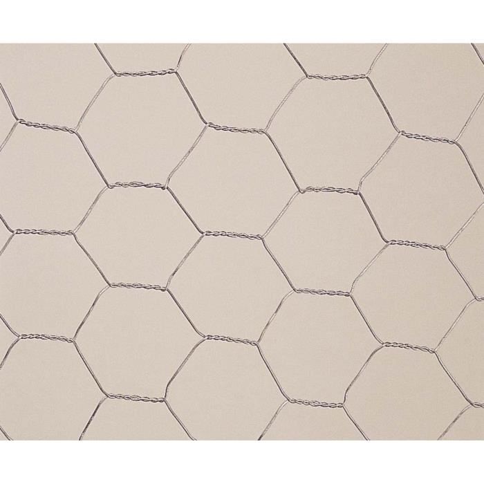 Grillage métallique triple torsion - NORTENE - Galvanex 25 - Acier ...