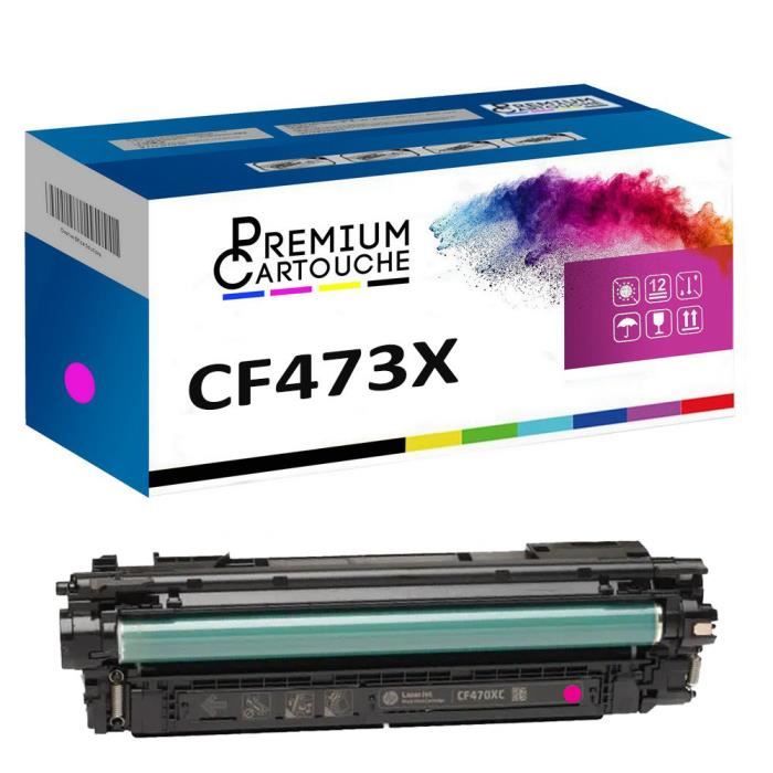 Toner CF473X Magenta Compatible pour HP Color LaserJet Enterprise Flow ...