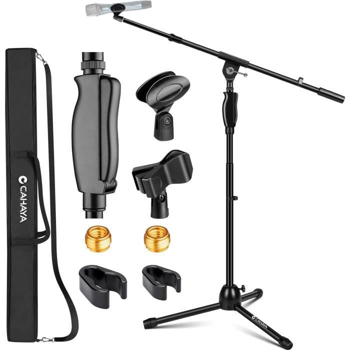 Support De Microphone Amélioré Avec Poignée En Métal : Trépied De ...