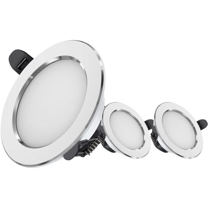 5W-7W Led Downlight Baffle Garniture Ronde En Aluminium Plafonnier ...