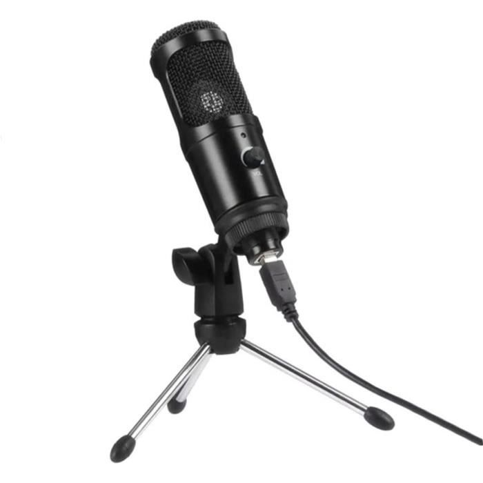 1 Set Microphone Set Microphone À Condensateur Microphone De Bureau Usb ...